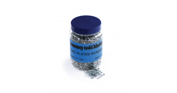 Zinc Plated Screws 4 x 1" 1000 - Flooring Tools Direct