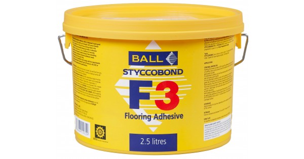 F Ball - Styccobond F3 Textile Adhesive - Flooring Tools Direct