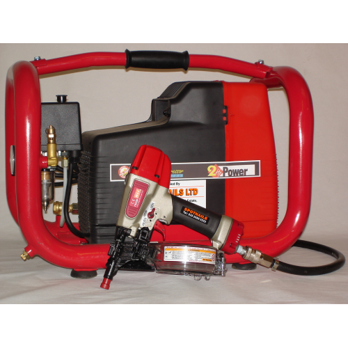 Spotnails CN238 Pneumatic Coil Nailer Kit - Flooring Tools Direct