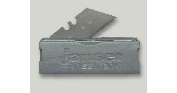 Janser Green Box Heavy Duty Straight Blades 60mm - Flooring Tools Direct