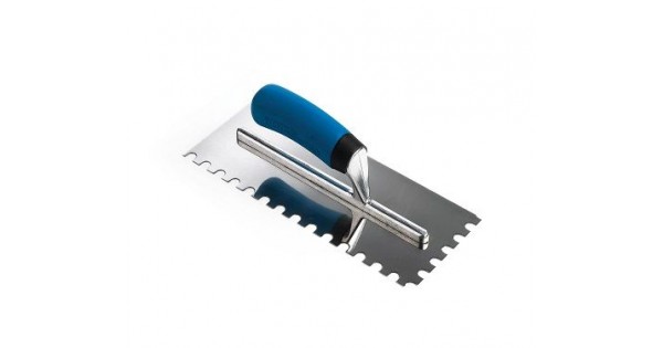 3/8 U Notch Soft Grip Trowel - Flooring Tools Direct